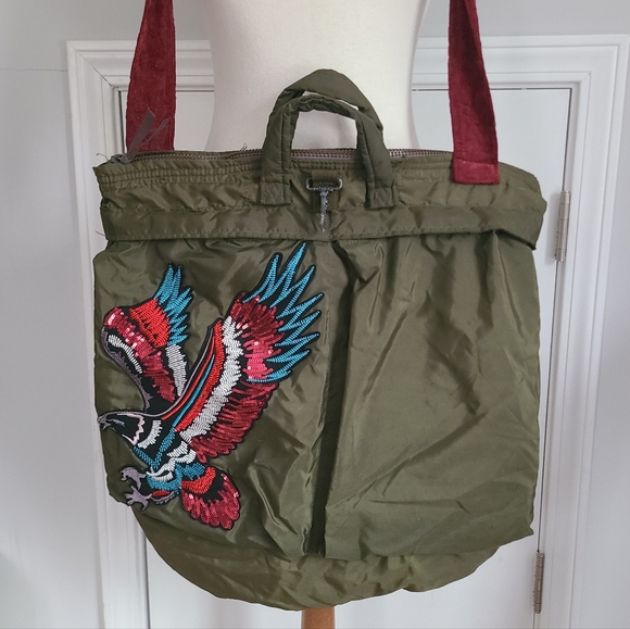 cameo inc | Bags | Vintage Military Pilot Flyers Helmet Bag Custom ...